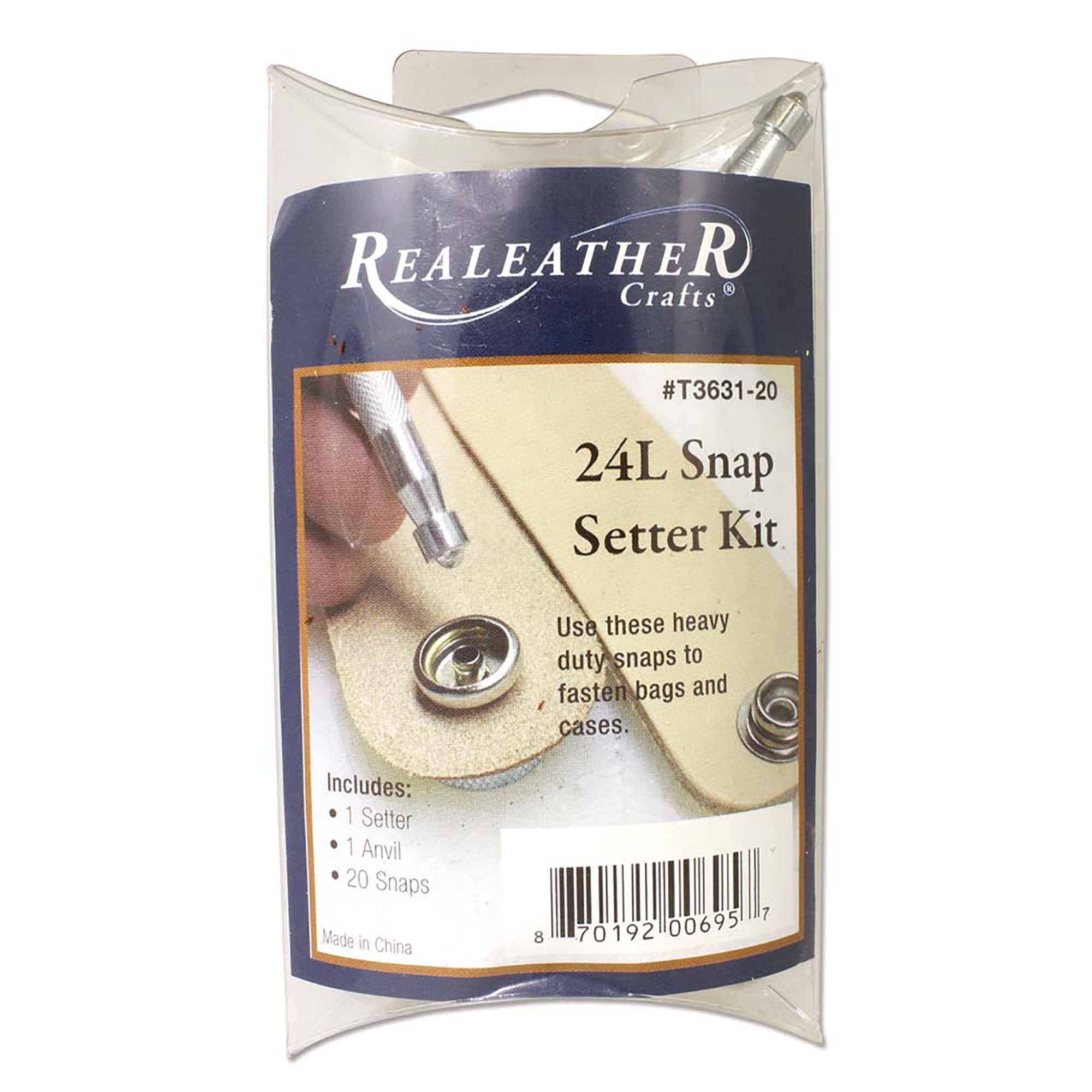Snap Setter Kit 24L Realeather Crafts, Lth0065
