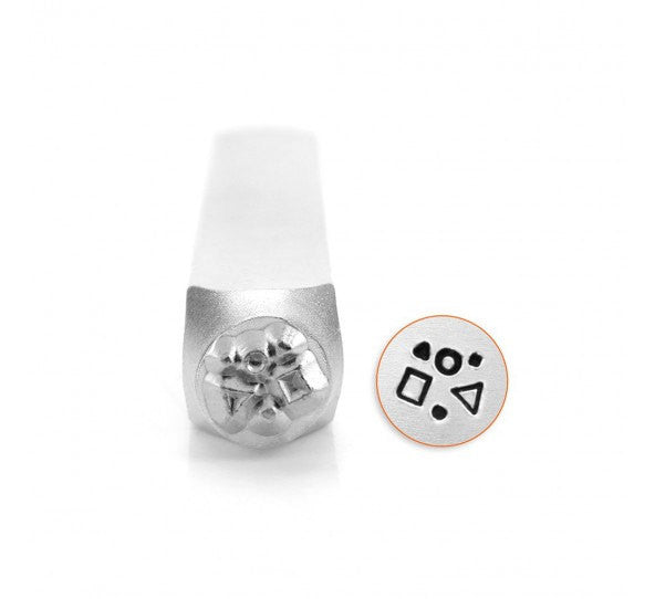 SHAPES TEXTURE Metal Stamp, Geometric Pattern Stamp, ImpressArt Metal