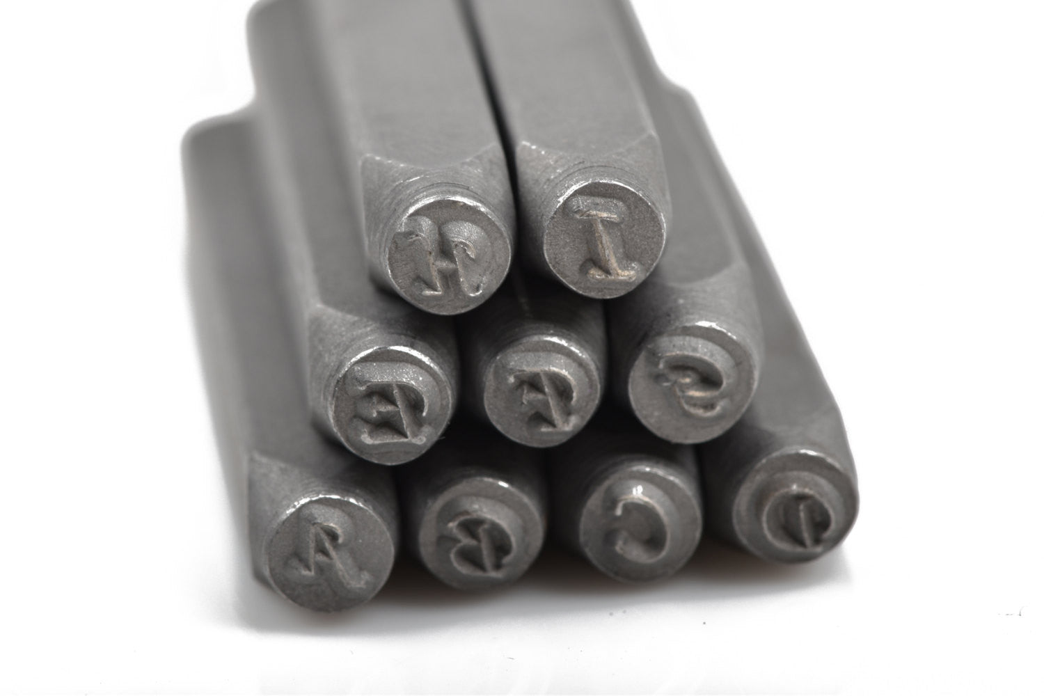 3mm CALLIGRAPHIC FONT Uppercase Alphabet Stamp Set, Calligraphy Metal