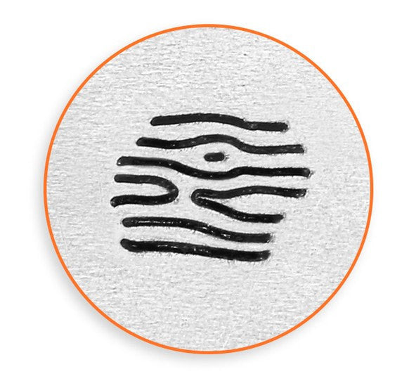 6mm WOOD TEXTURE Metal Stamp, ImpressArt Metal Design Stamp, tol0568