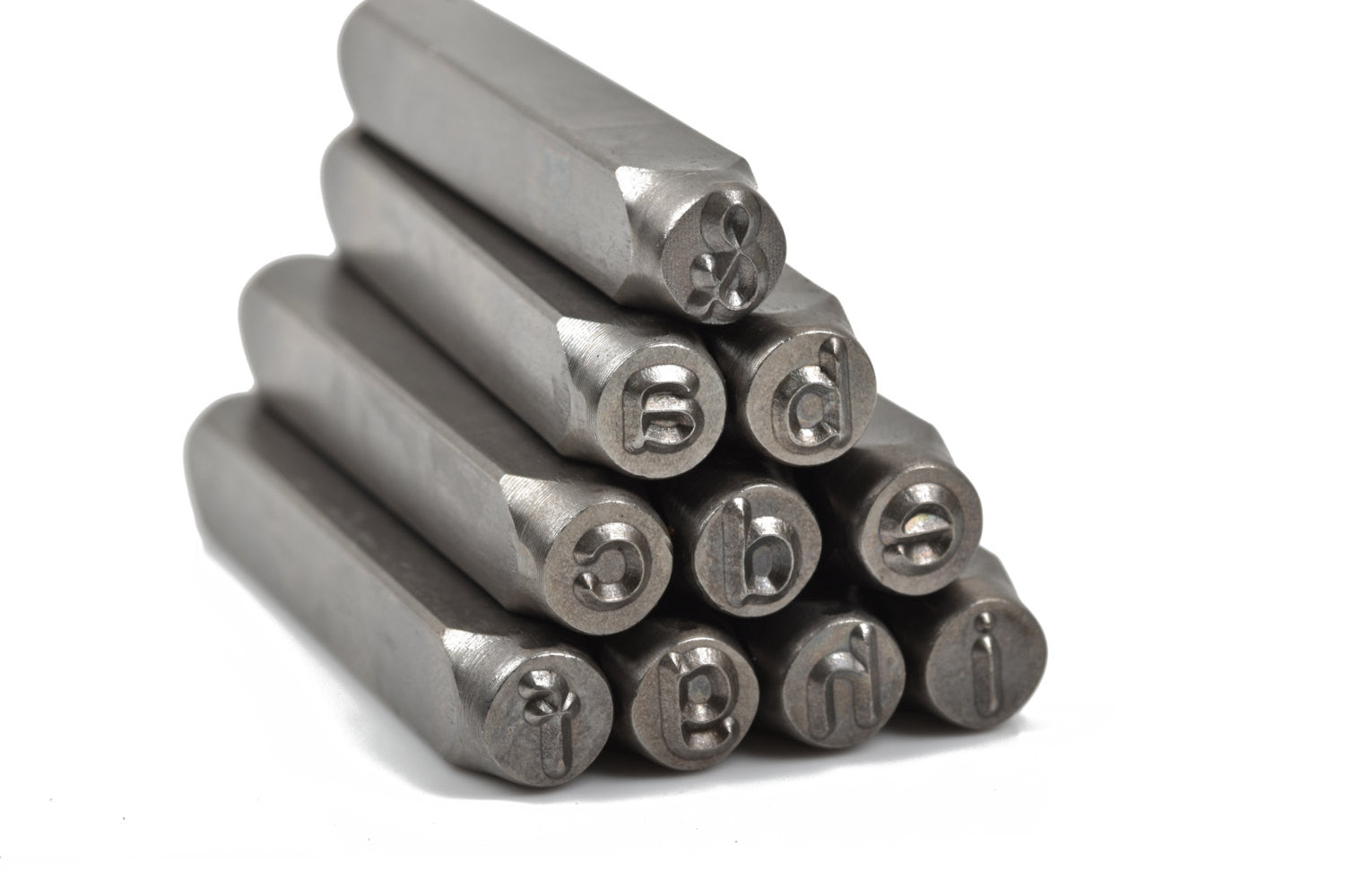 8mm GOTHIC FONT Lowercase Alphabet Stamp Set, Metal Stamping Set, Lett