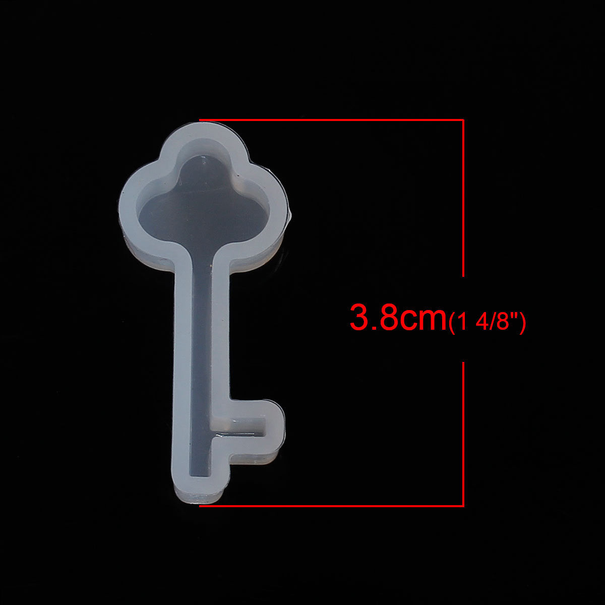 2 RESIN KEY Molds, Silicone Mold to make key 35x13mm (1-3/8" x 1/2") c