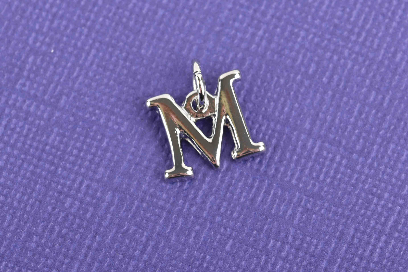 4 MU Letter Silver Plated Charms, Greek Letter M Mu, Sorority Sister C