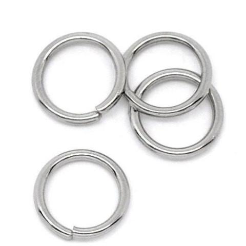 500 PCs 6mm STAINLESS STEEL Thick Open Jump Rings 18 gauge wire Findin
