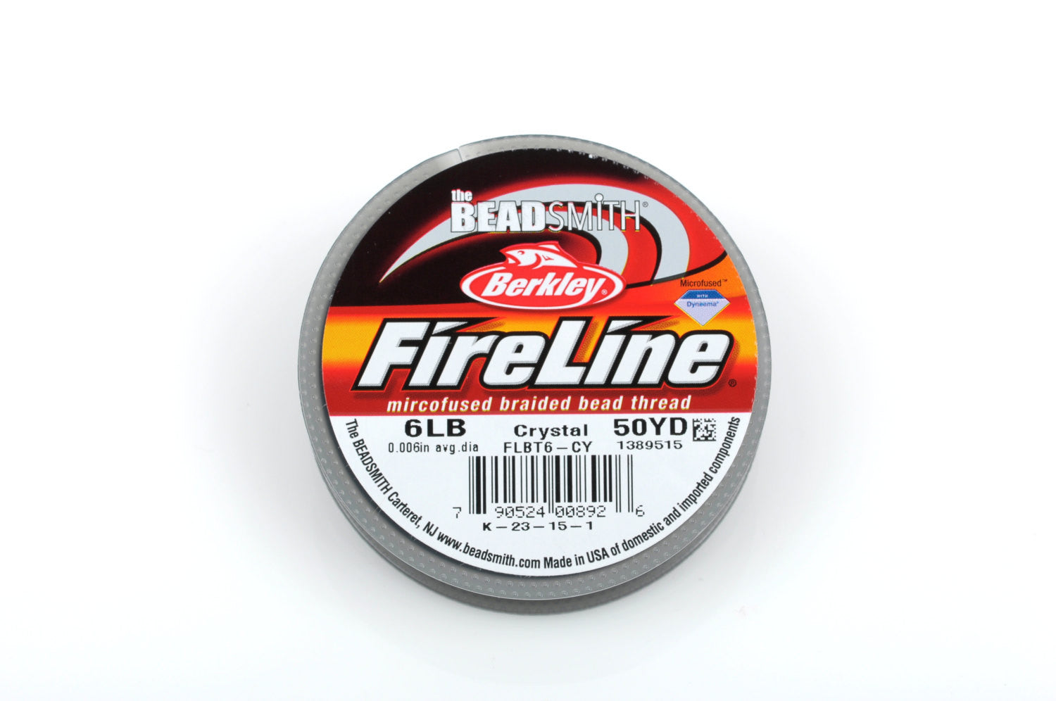 50 yards FIRELINE Crystal Bead Weaving Thread, BEADSMITH Clear Bead Se