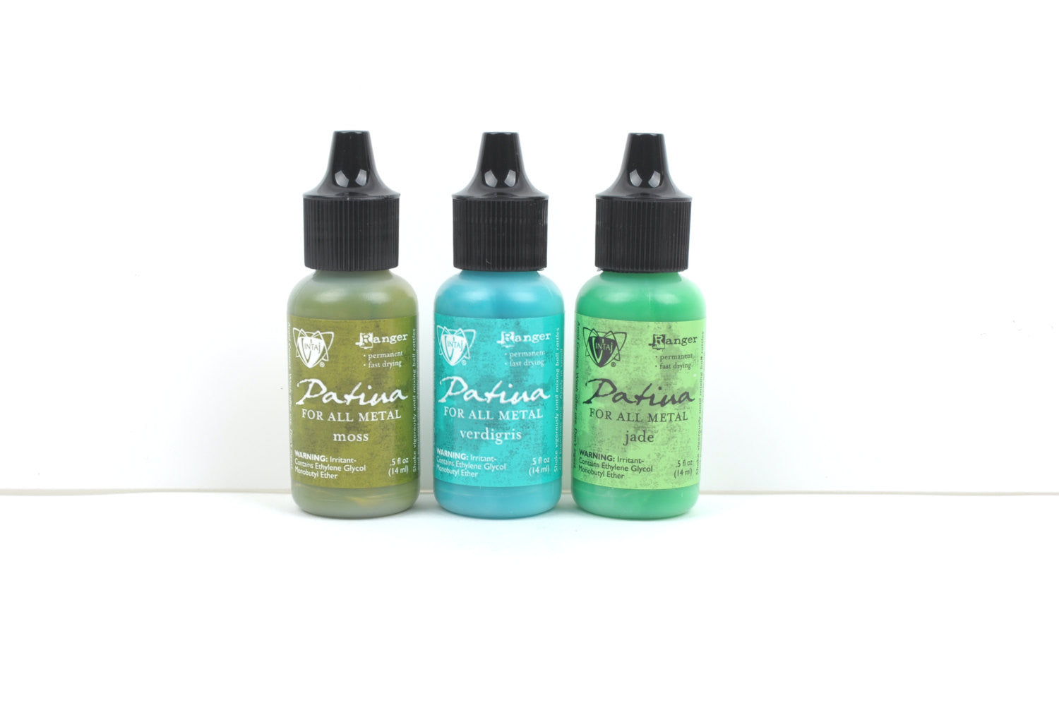 Set of 3 Patina for All Metal, Vintaj Ranger, WEATHERED COPPER, 1/2 oz