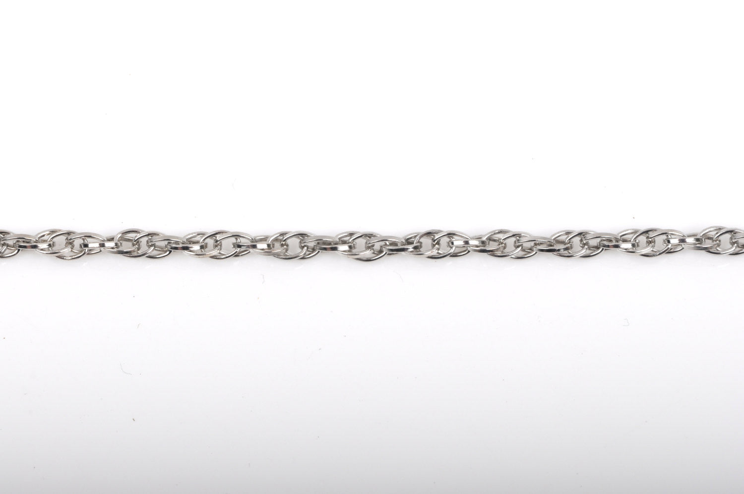 20 yards DARK SILVER Triple Link Chain, links are 5x3mm, fch0437b